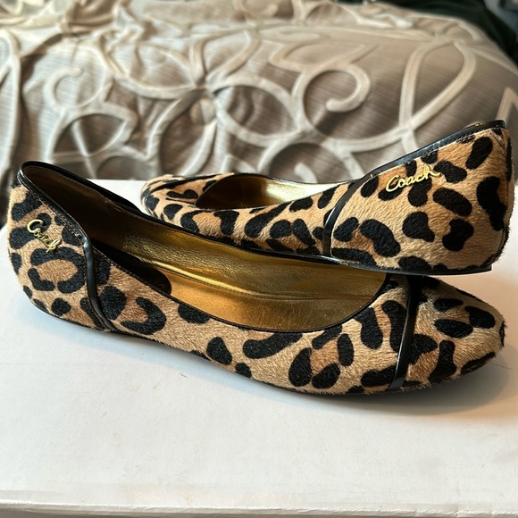 Coach | Shoes | Coach Cheetahleopard Print Flats | Poshmark